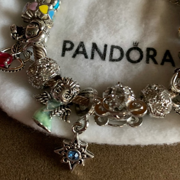 Pandora | Jewelry | Pandora Moment Snake Chain Bracelet W New Lots ...
